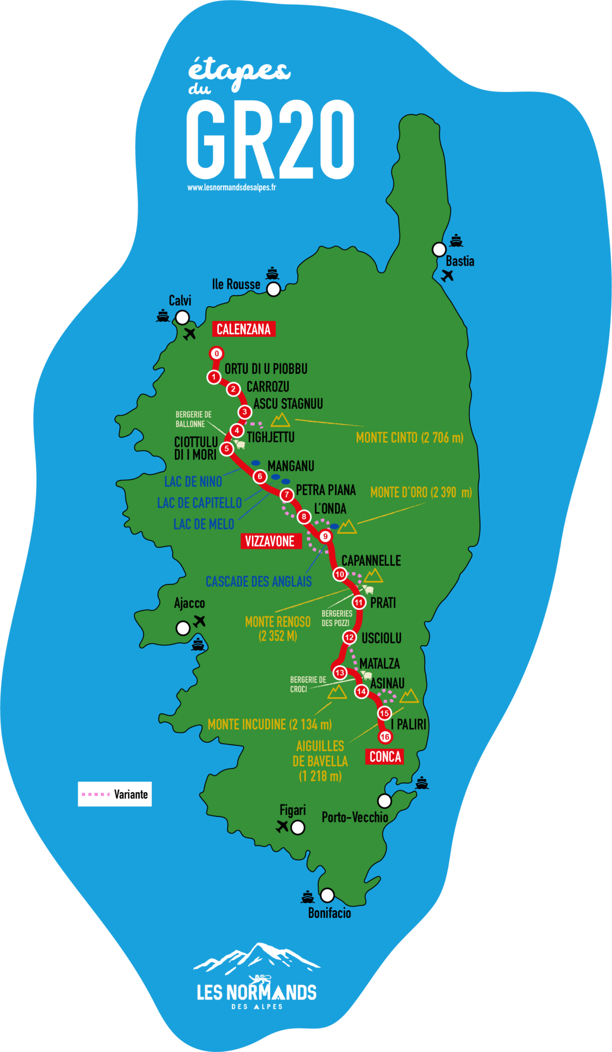 GR20 Corse : Etapes, infos et retour d'expérience